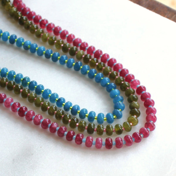 Willow Candy Bead Necklace – The Silver Wren